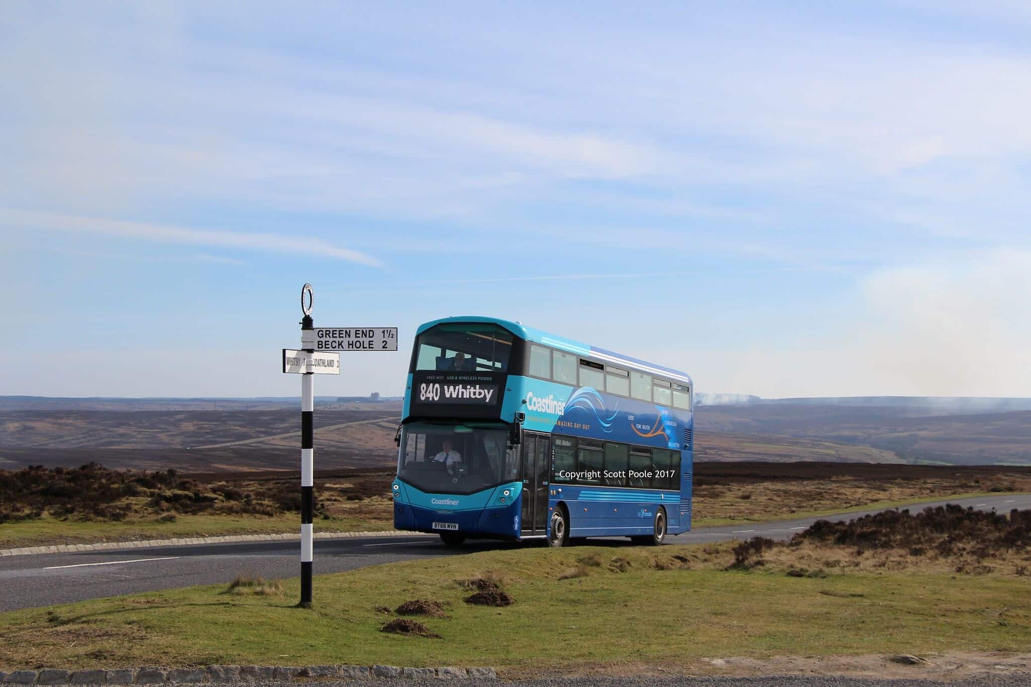 Leeds To Whitby Via York Malton Coastliner 840 From Yorkshire